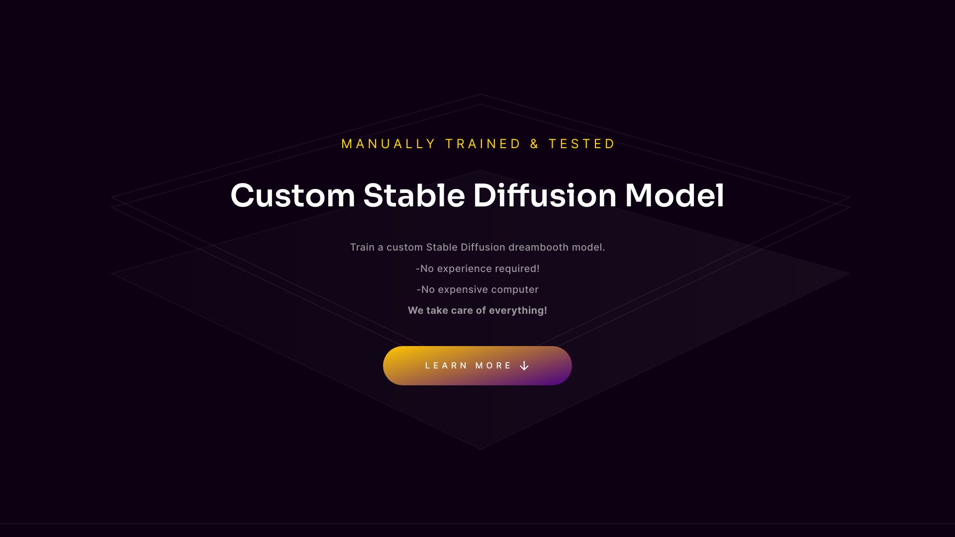 Train A Model (Stable diffusion) | Startup Ideas AI